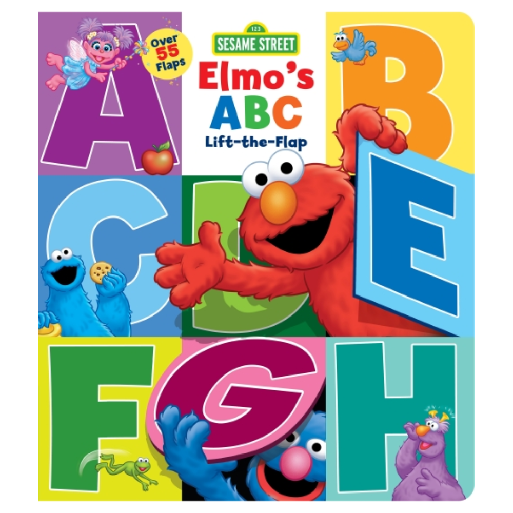 Sesame Street ELMO’S ABC LIFT-THE-FLAP Book (Hardback Activity Book ...
