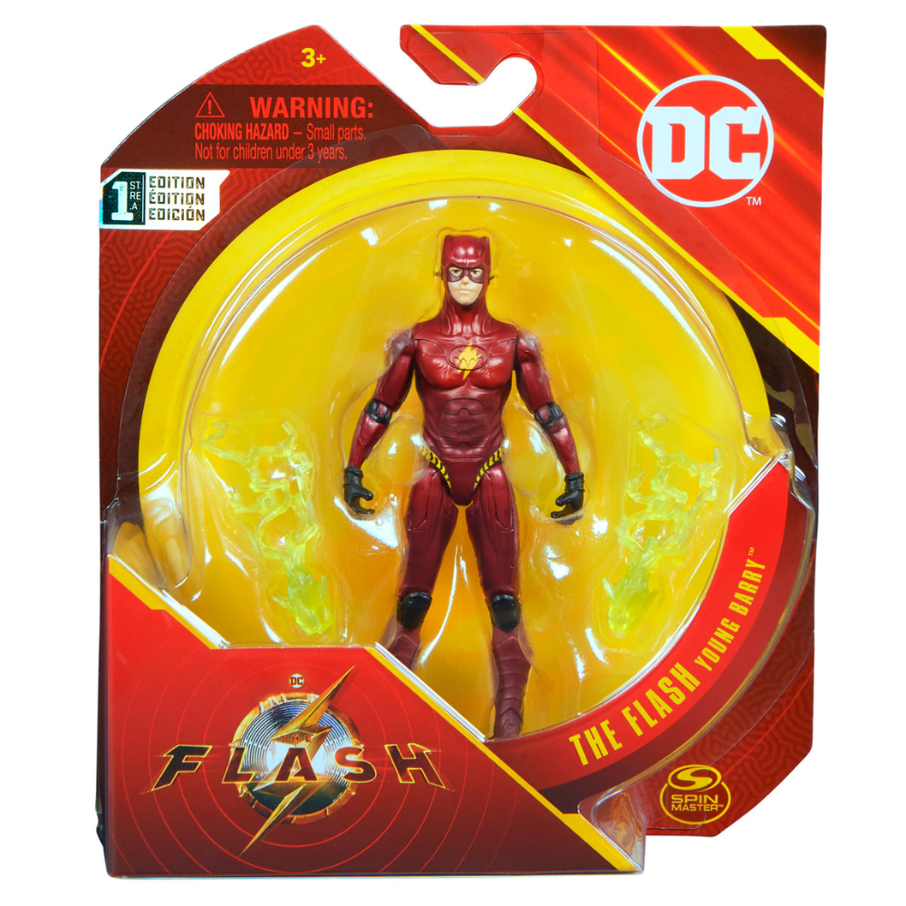 Spin Master DC The Flash 3.75" Action Figure - THE FLASH (YOUNG BARRY ...