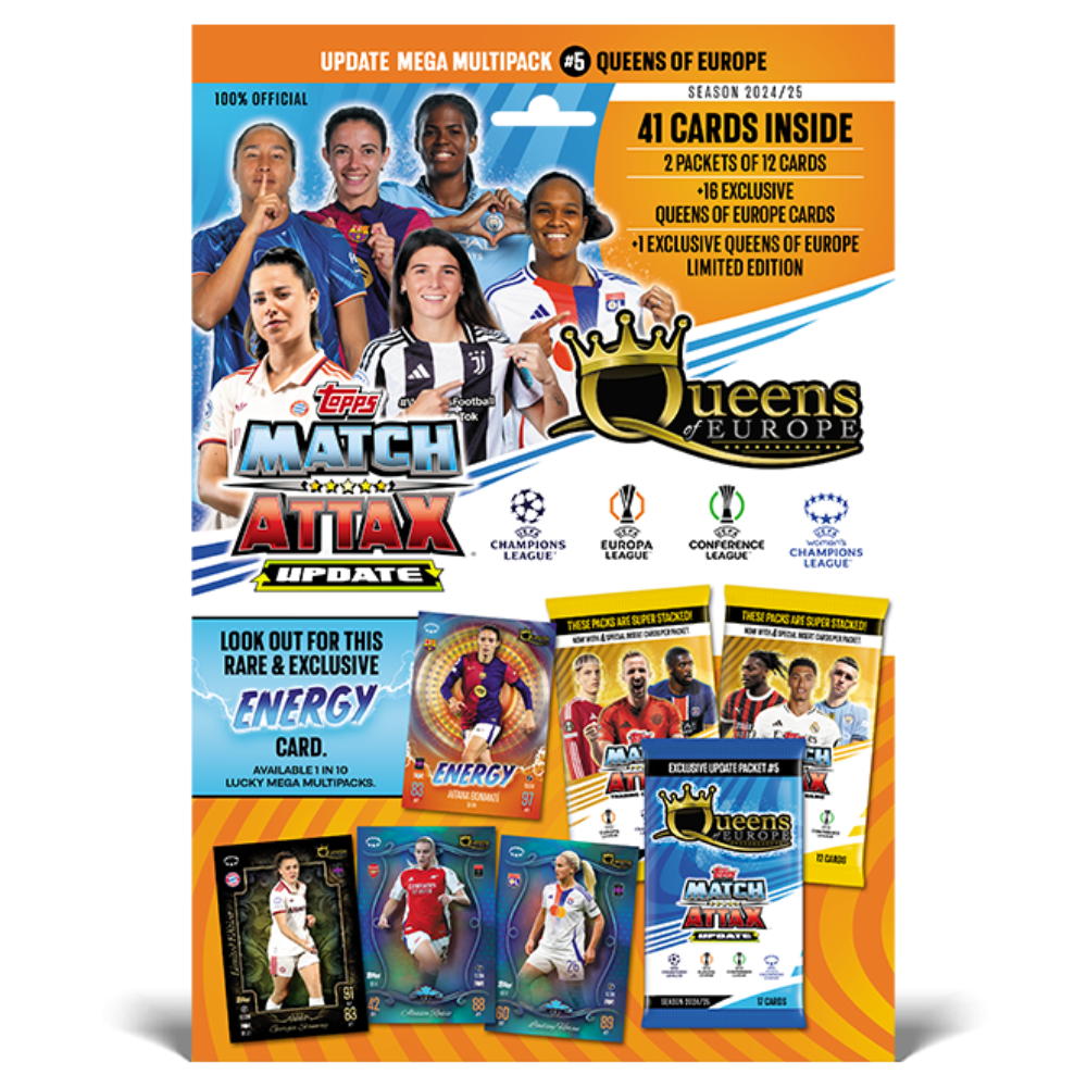 Topps 2024-25 Match Attax UEFA Update - QUEENS OF EUROPE Update Mega M – JaqJnr