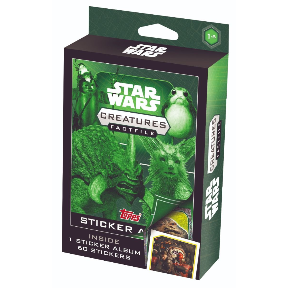 Topps UK Star Wars Factfiles (2020) Sticker Collection - CREATURES SET ...