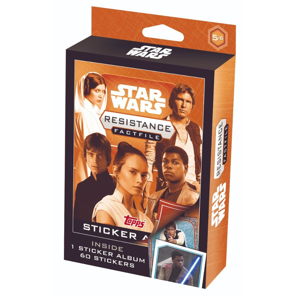 Topps UK Star Wars Factfiles (2020) Sticker Collection - RESISTANCE SE ...