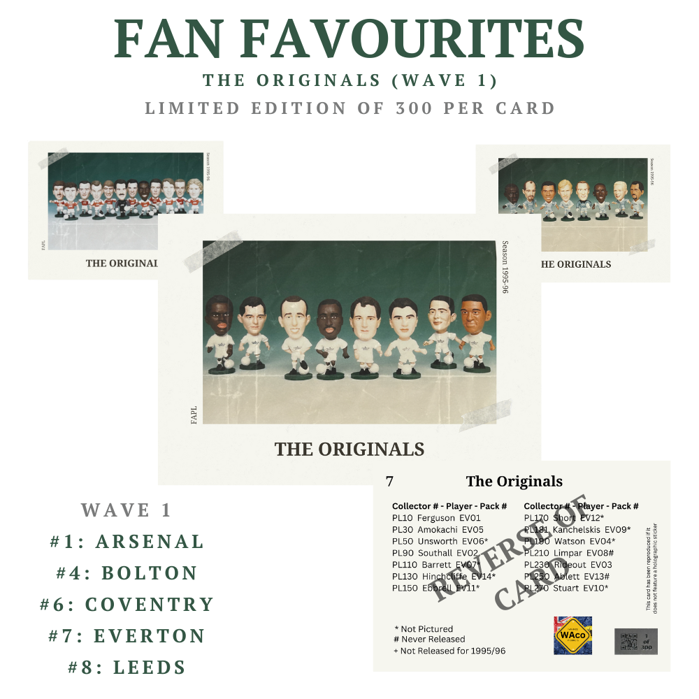 Corinthian Fan Favourites - THE ORIGINALS: WAVE 1 (Complete Set of 5 C ...